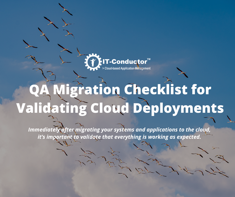 Qa Migration Checklist For Validating Cloud Deployments